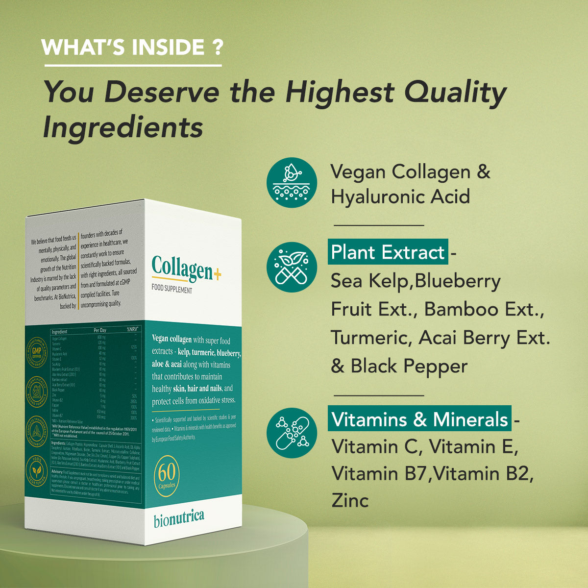 Collagen+ | Your Ultimate Vegan Beauty and Wellness Solution – Bionutrica